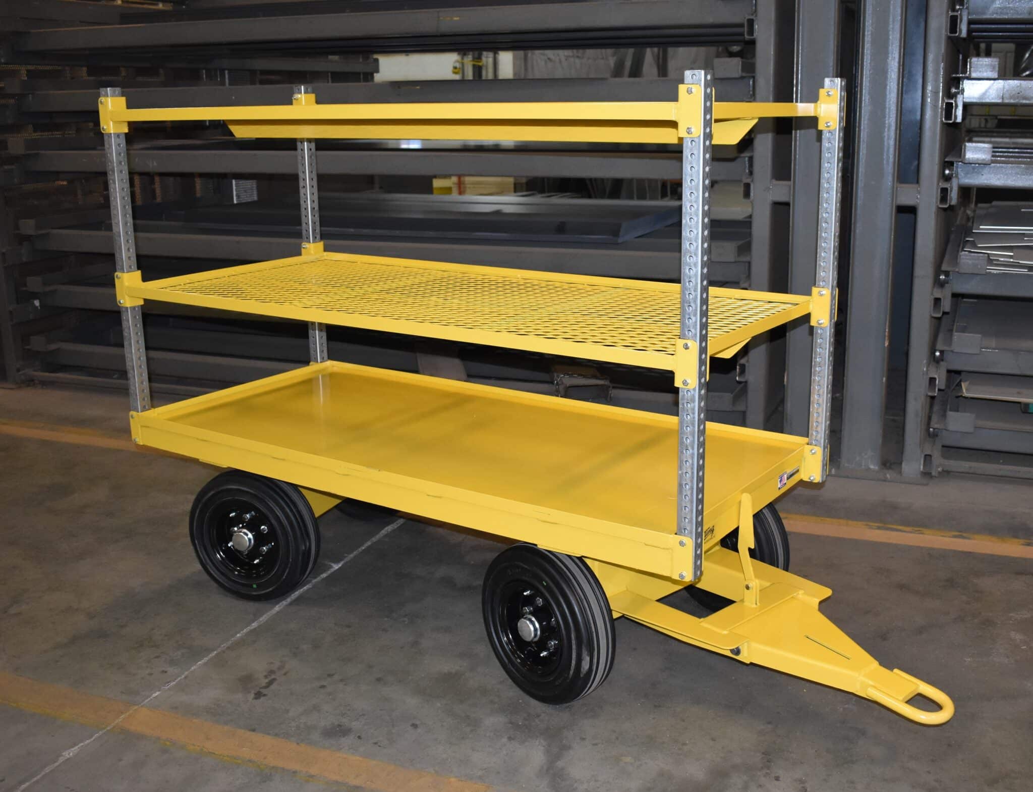 Productivity Freedom with the Nutting Adjustable Shelf Cart