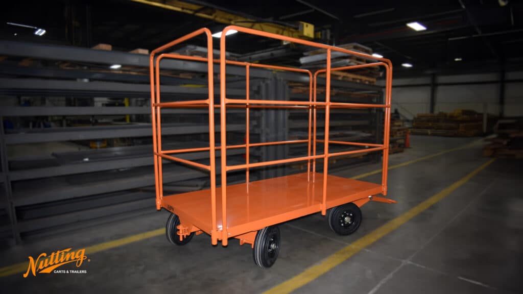 Heavy Duty Utility Carts with Pneumatic Wheels - Nutting Carts and Trailers