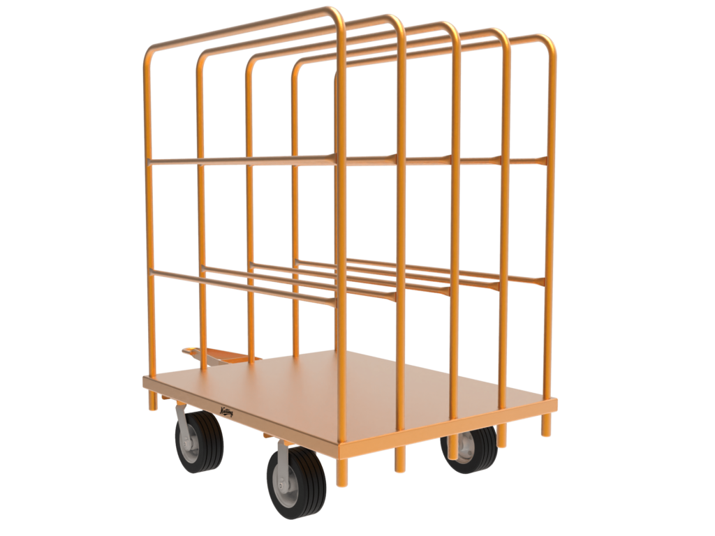Heavy Duty Utility Carts with Pneumatic Wheels - Nutting Carts and Trailers